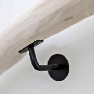 Trapleuning beugel | Bevestigingsschroef | Zwart | Decoratietakken