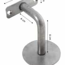 Trapleuning beugel | Bevestigingsschroef | RVS | Decoratietakken