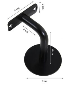 Trapleuning beugel – Bevestigingsschroef - Zwart - Decoratietakken