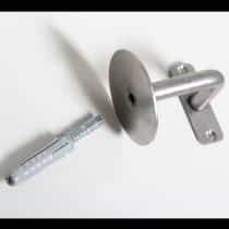 Trapleuning beugel | Bevestigingsschroef | Zwart | Decoratietakken