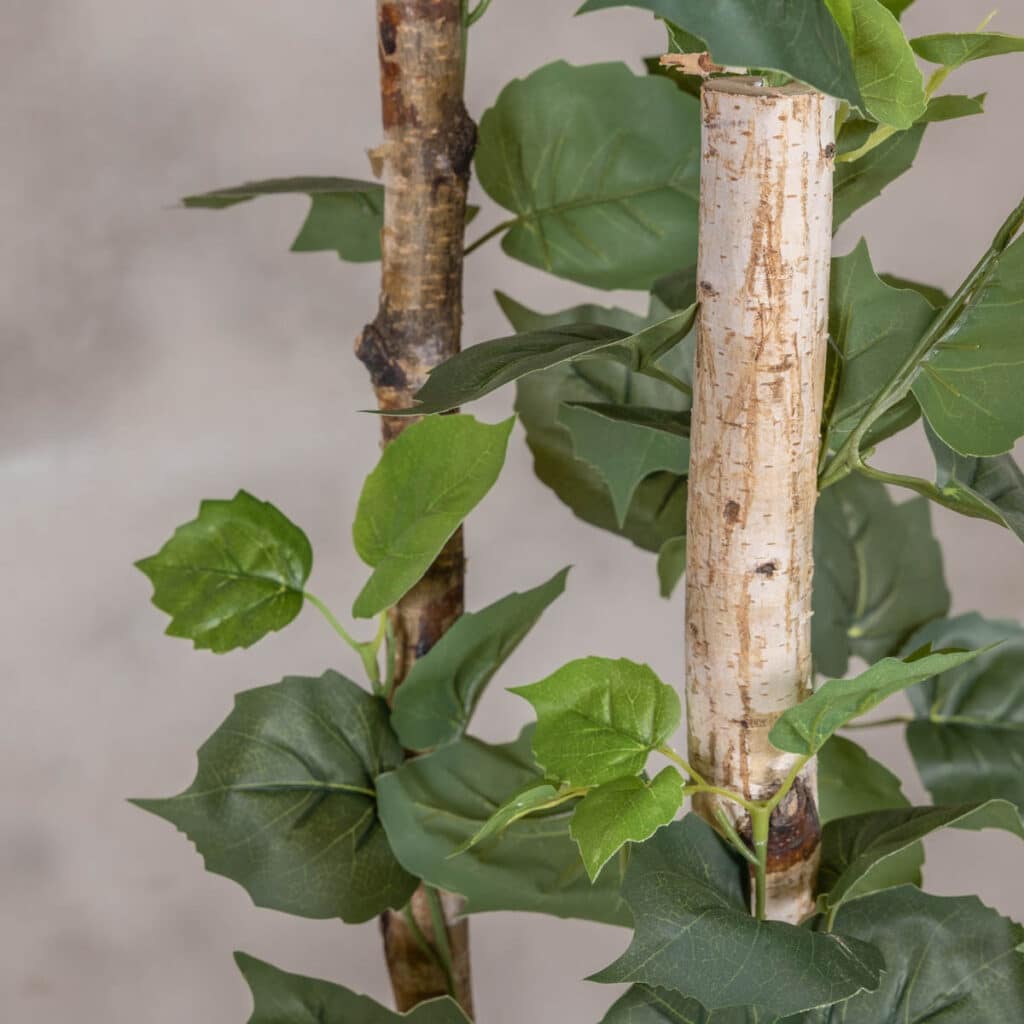 Kunstplant Berk | Groen | 160cm(incl.pot) | Decoratietakken
